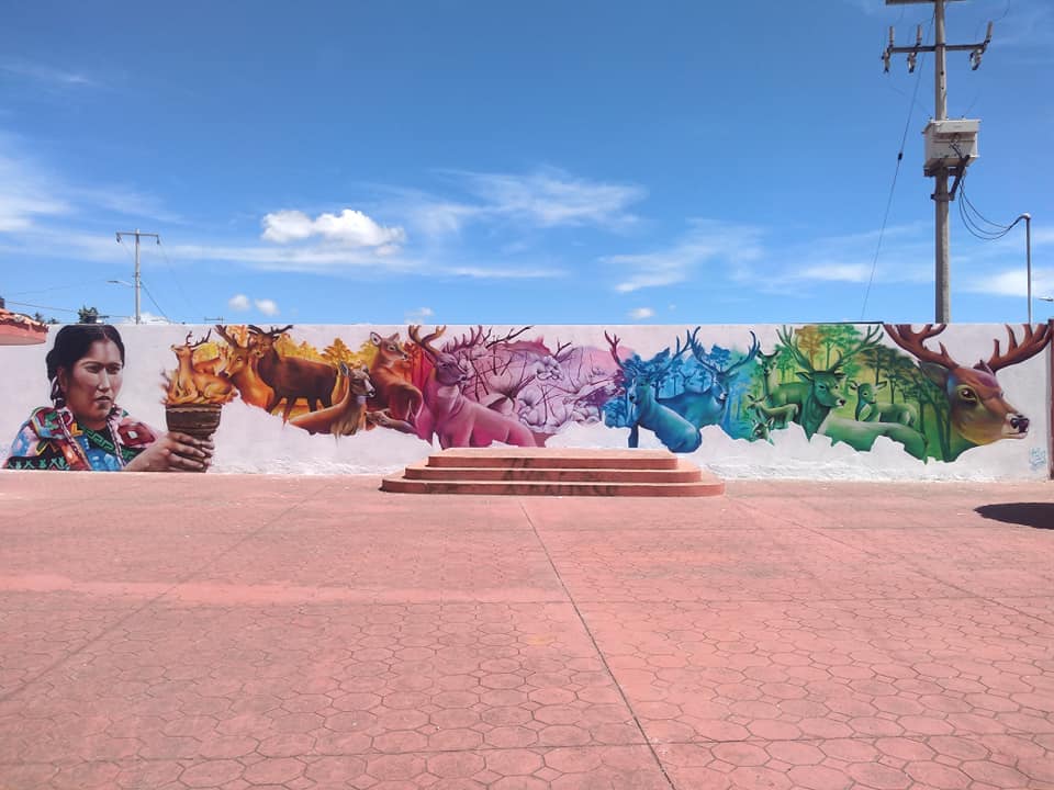 CULTURA JÑATJO (MAZAHUA): Murales San Felipe del Progreso