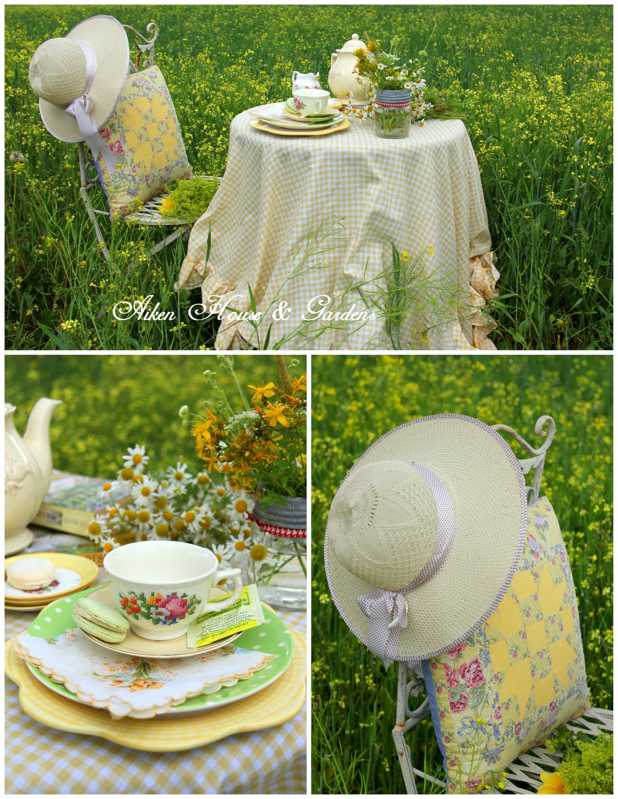 Aiken House & Gardens: Sunshine Yellow Afternoon Tea