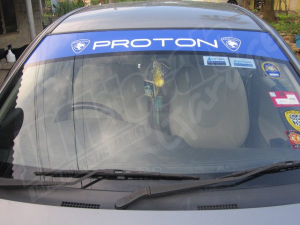 JDMdecals Garage: WD-002 Proton Windshield Decal