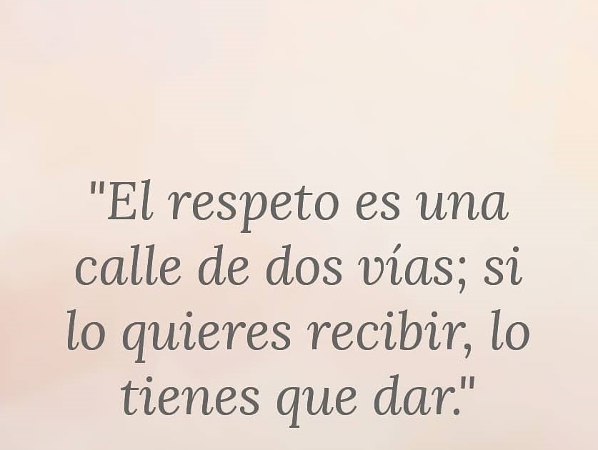 Espejo del Alma: Respeto mutuo