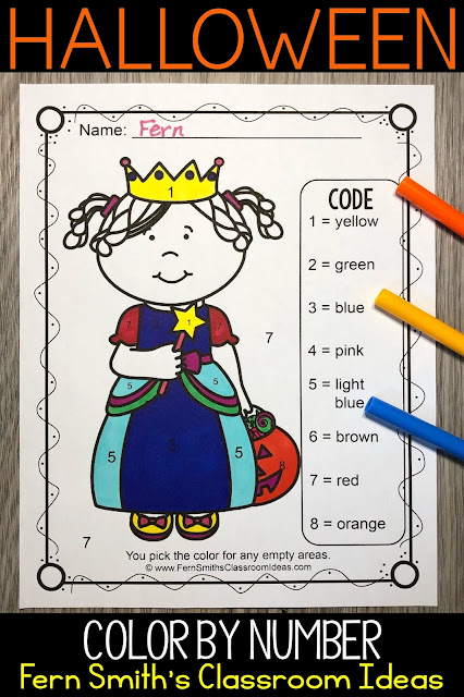 Are You Looking for Some New Halloween Color By Numbers for Your ...