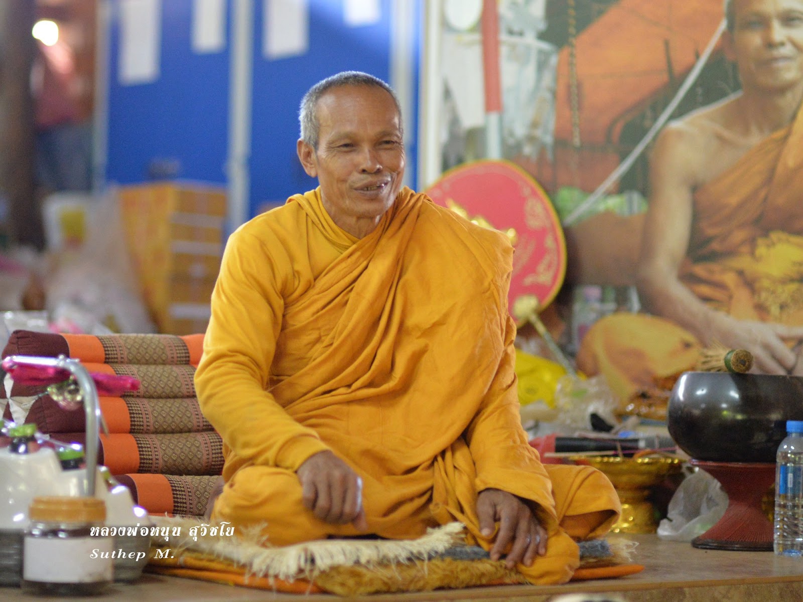 CHAI_AMULET: Rian Chao Sua Phut Ta Mok(Nue Thong Thip Long Ya), LP Nhun ...