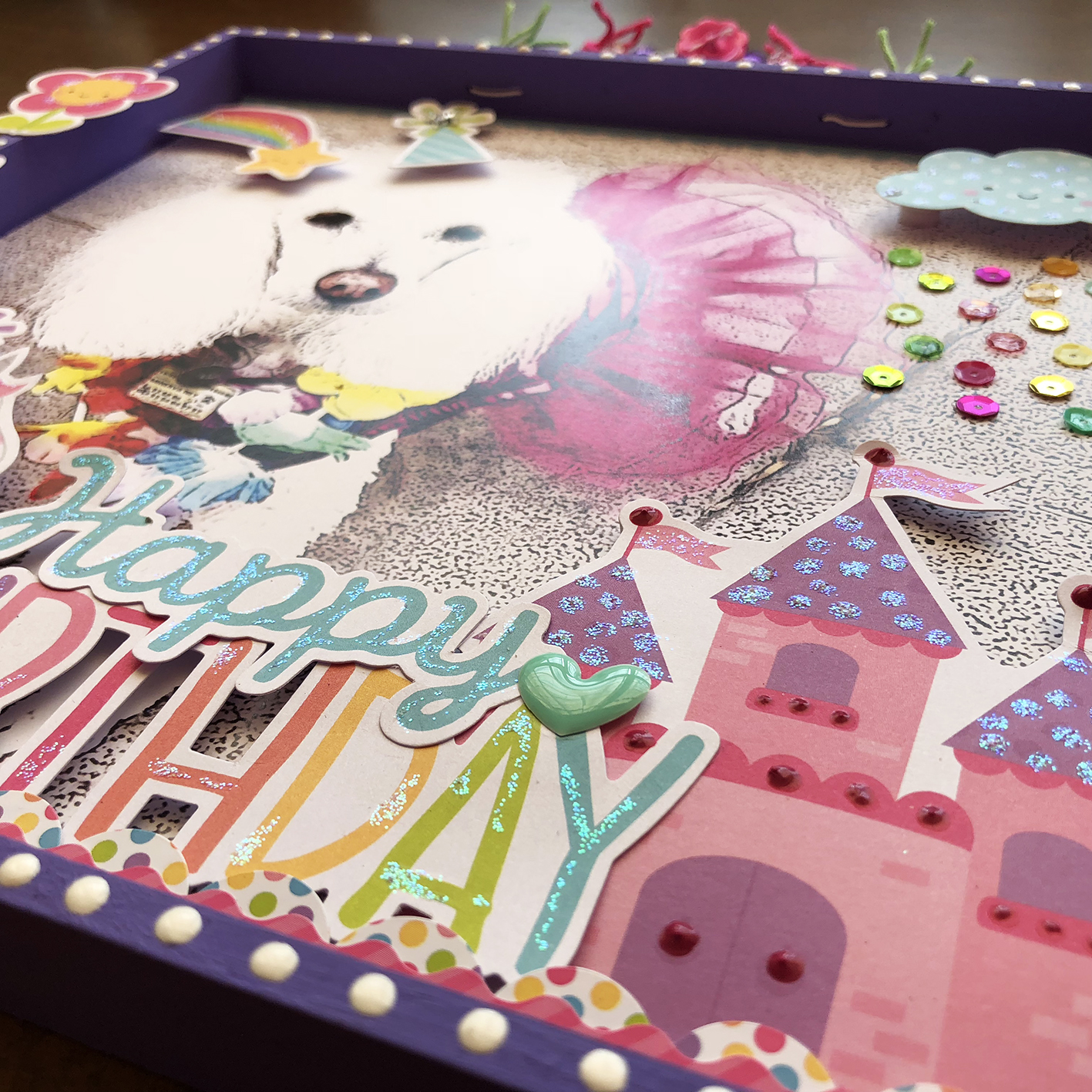 Scrap and life: Happy Birthday Shadow Box