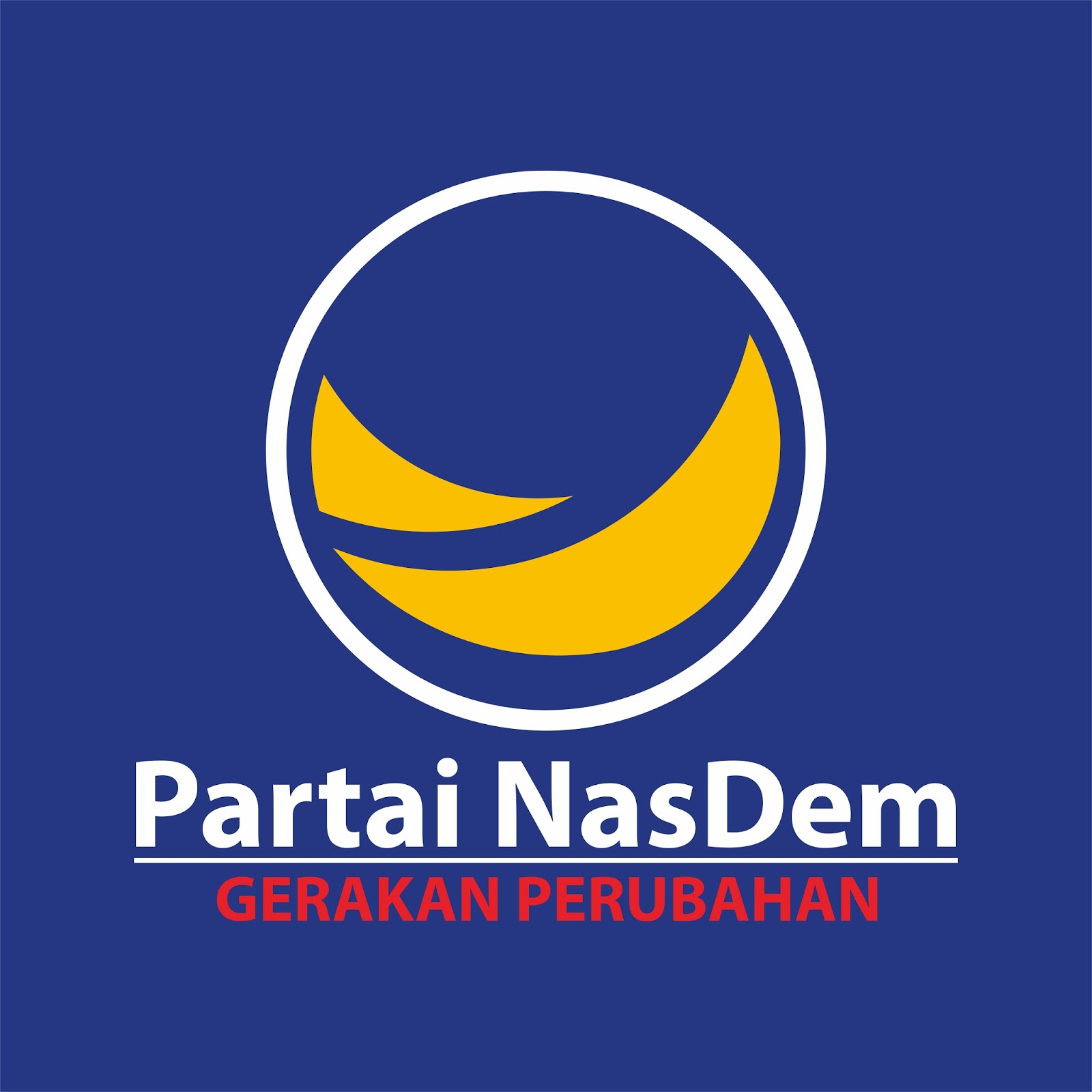 LOGO RESMI PARTAI NasDem Beserta Organisasi Sayap (Bentuk JPEG dan PNG ...