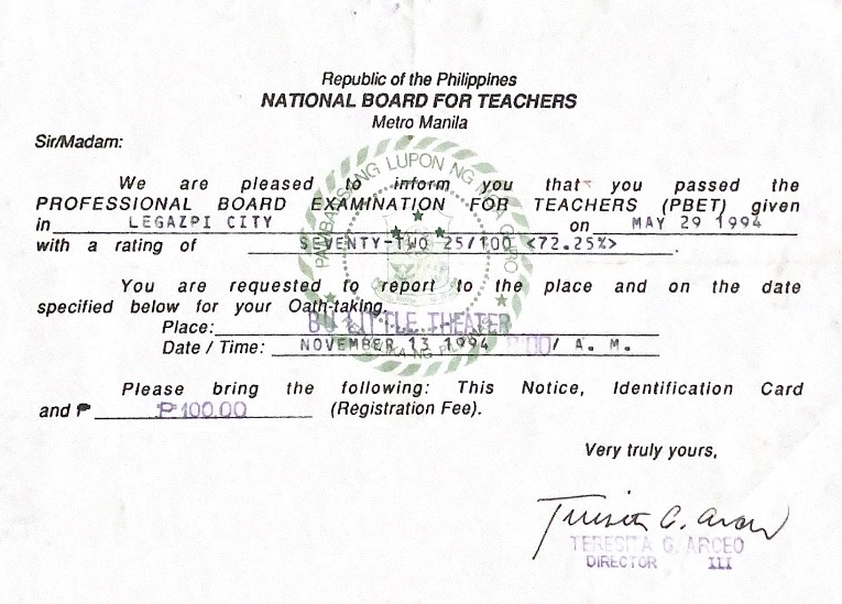 CSC RO V OnSched: ALTPROC: Requirements for Issuance of Authenticated ...