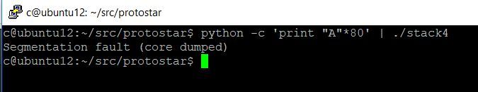 code16: Protostar CTF - Stack4