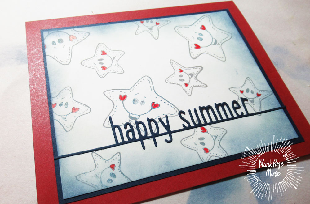 Blank Page Muse: Happy Summer Card