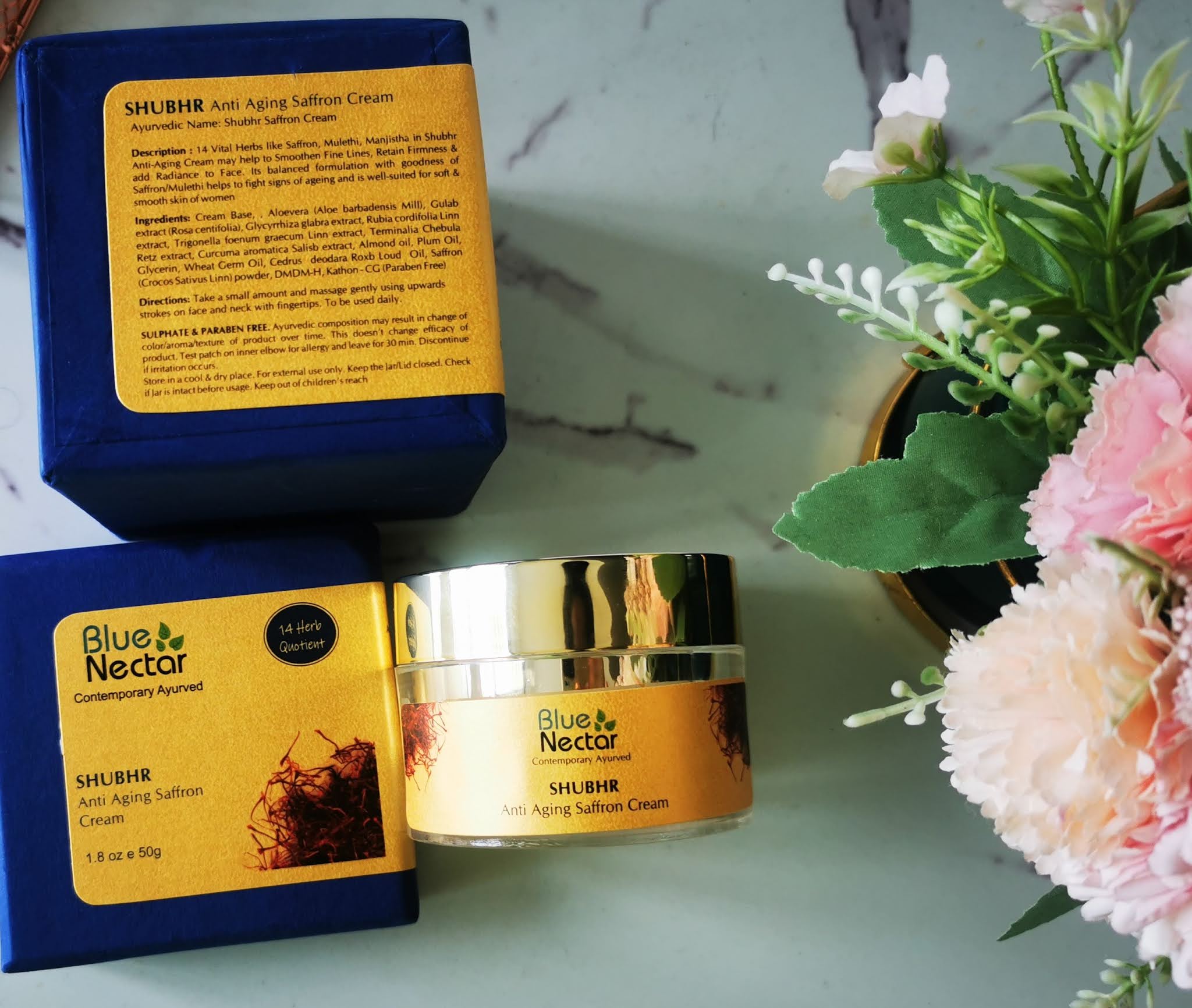 Blue Nectar Anti Ageing Day and Night Brightening Face Cream for ...