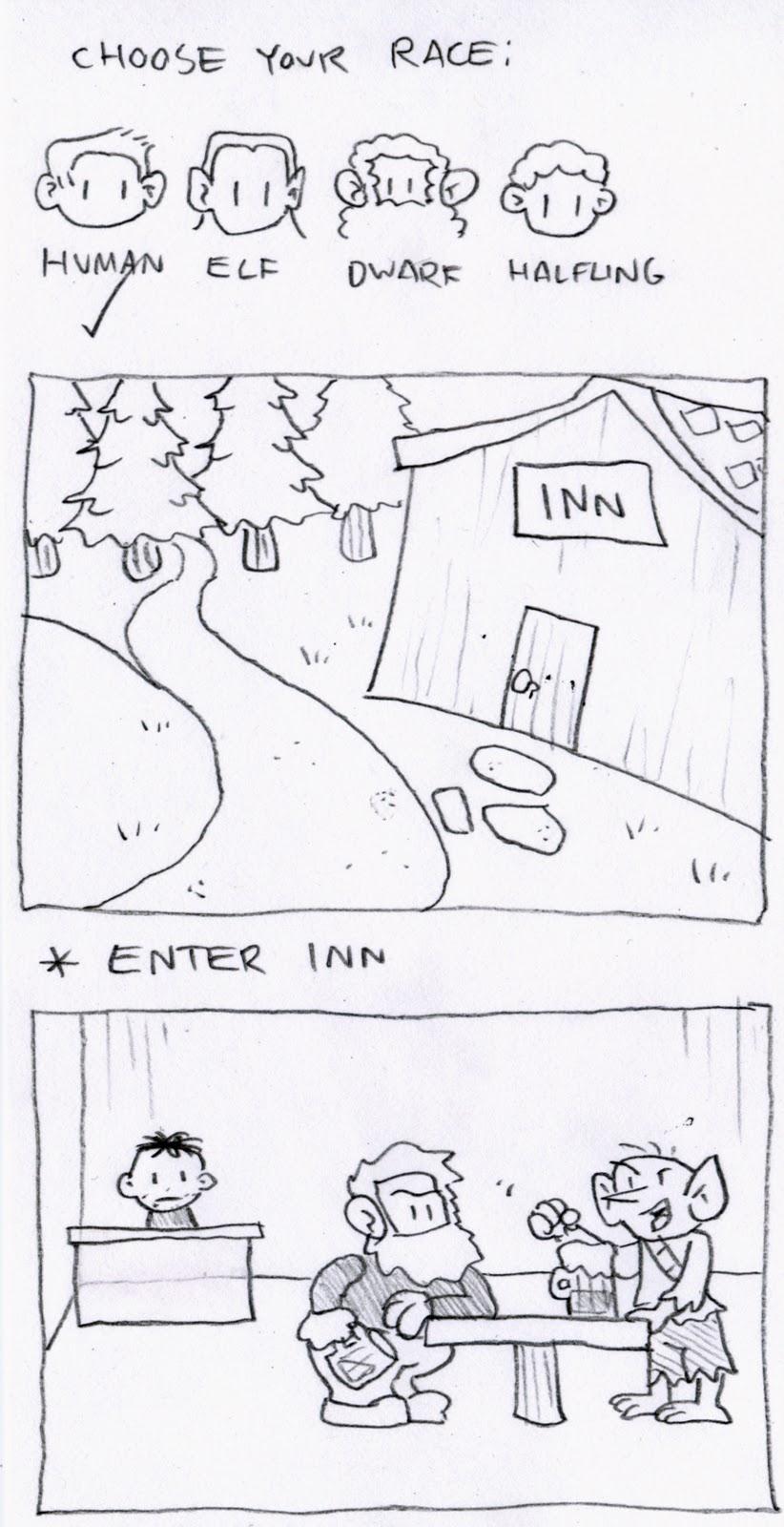 John Rioux Comics: Role-Playing Comic