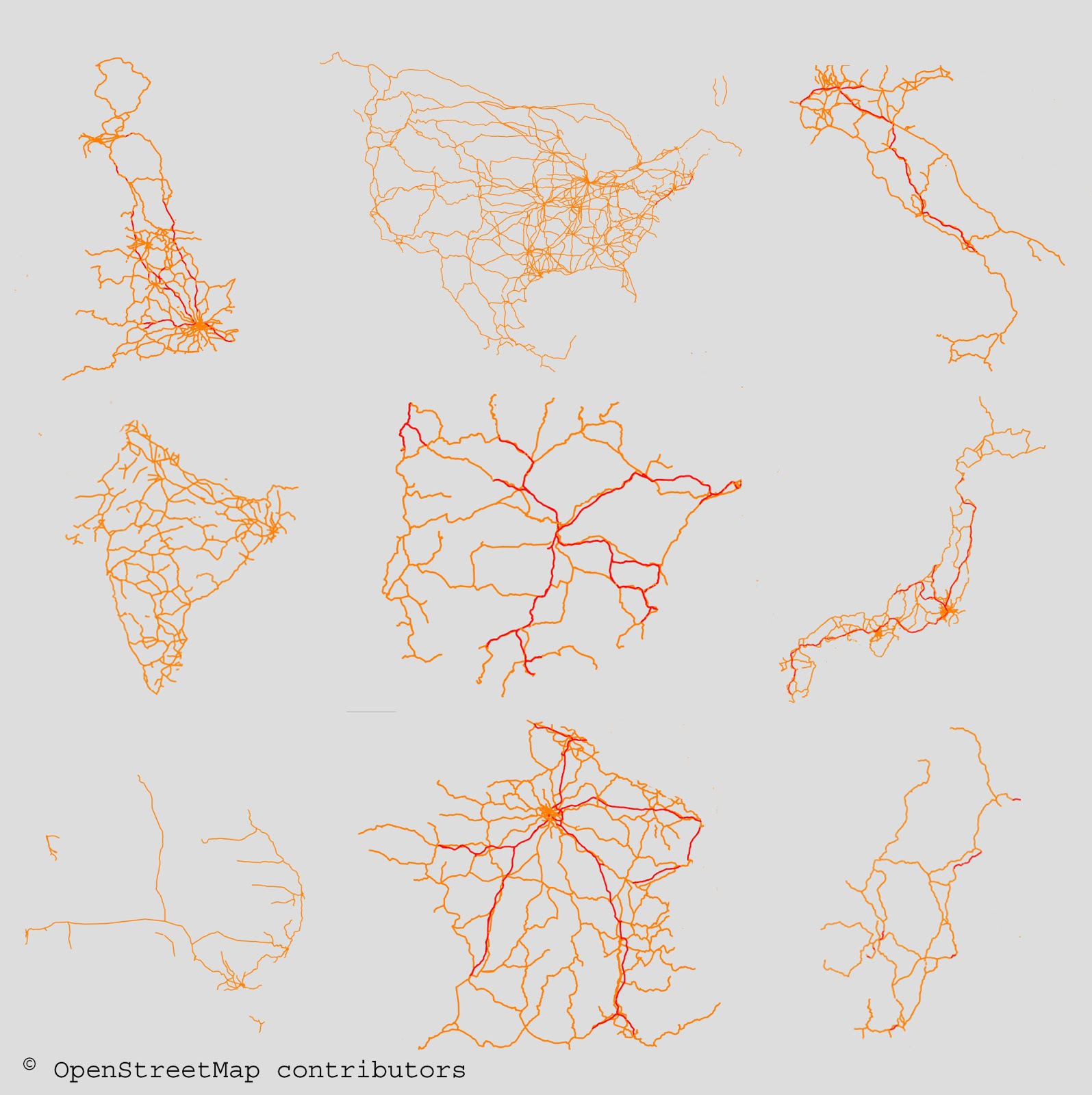 Maps Mania: World Rail Maps