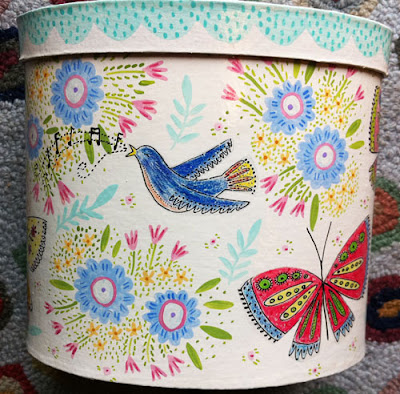 Nantucket Mermaid: More Hand Painted Paper Boxes