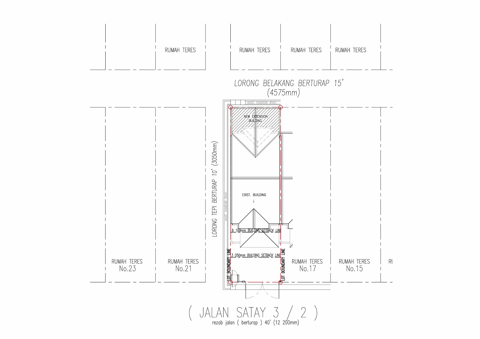 AO - PANDUAN RUANG RUMAH: Apa tu ......Garis Anjakan Bangunan ...