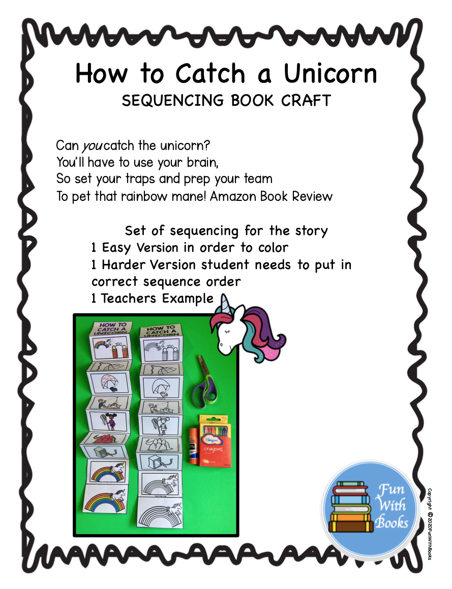 HOW TO CATCH A UNICORN SEQUENCING ~ Book Units by Lynn