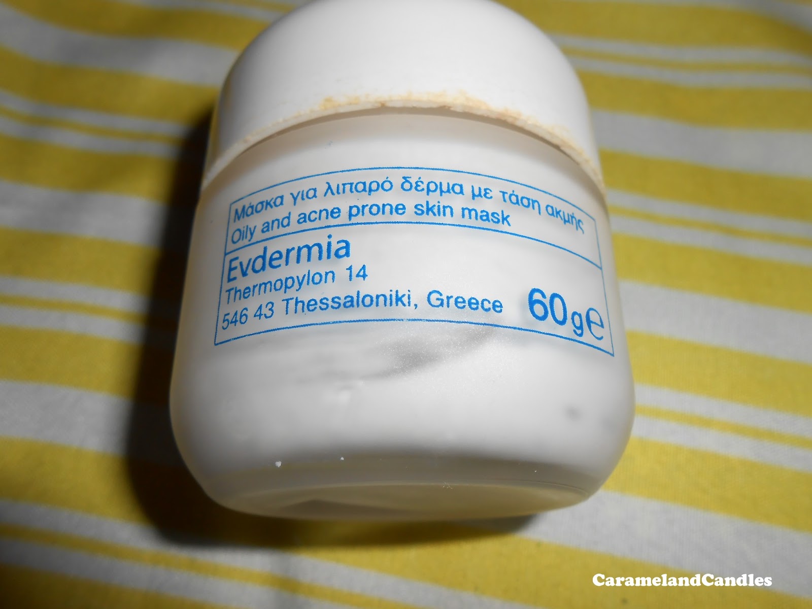 Caramel & Candles: Review: Caladerm face mask