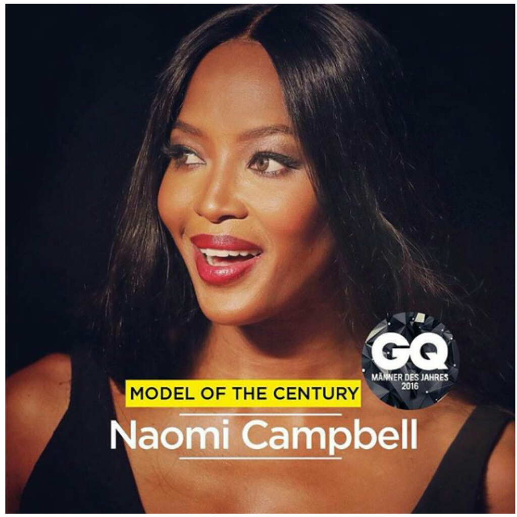 Naomi Campbell receives Model of the Century Award - MODELSGISTAFRICA