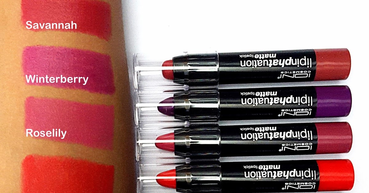 Lipflation: IONI Cosmetics Lipinphatuation Matte Lipstick Review and ...
