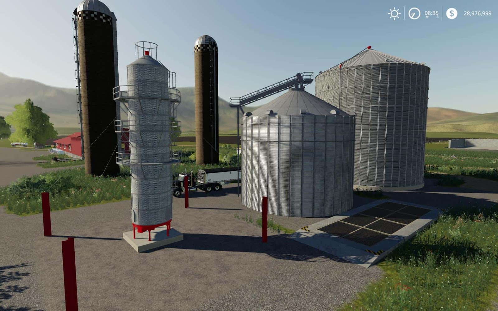 FS19 Placeable grain dryer extension v1.0 - FS 19 & 22 USA Mods Collection