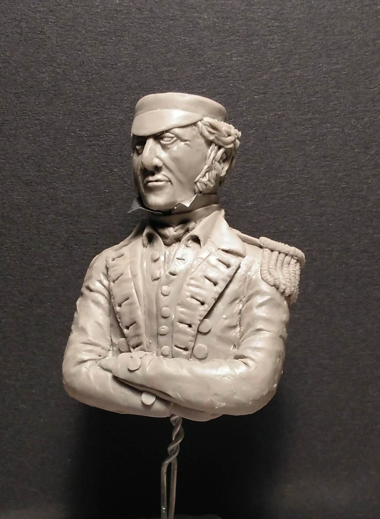 Miniaturas Rauko Din: Busto de Graham Gore. Expedición de Franklin. Vol II