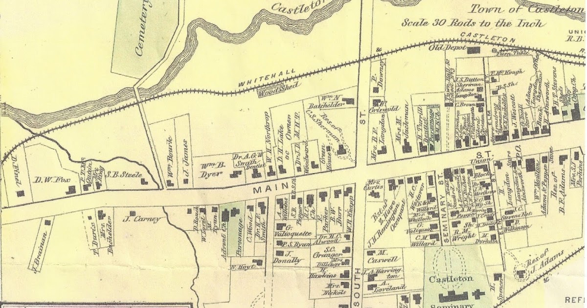 Bike WA to VT, Write History: Oct 10 - Castleton, Vt, locations