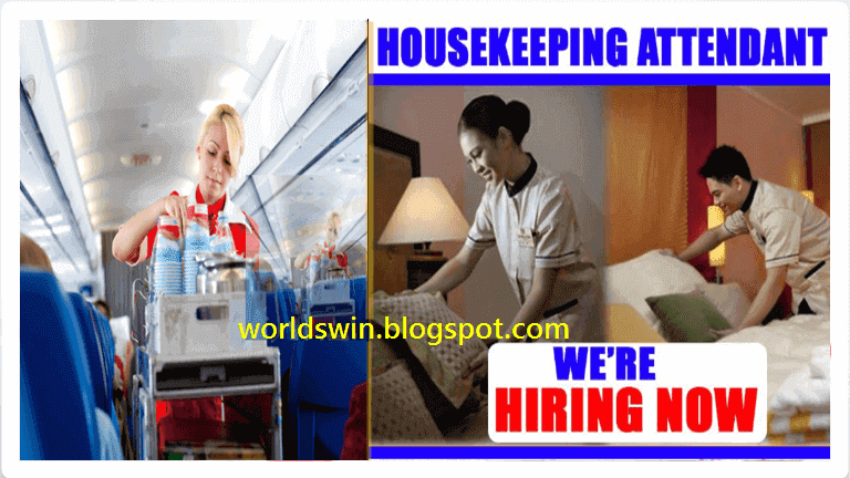 Airlines Cleaners Attendant Jobs For Canada