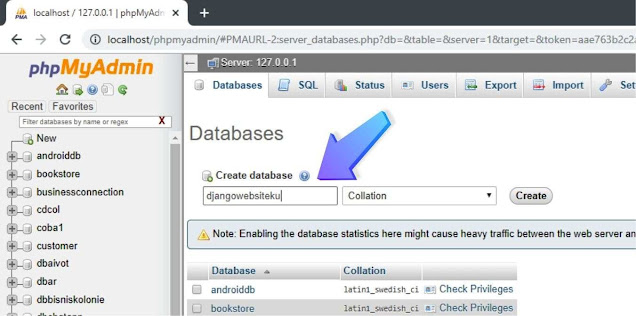 Integrasi Django dengan MySQL - Contoh Aplikasi