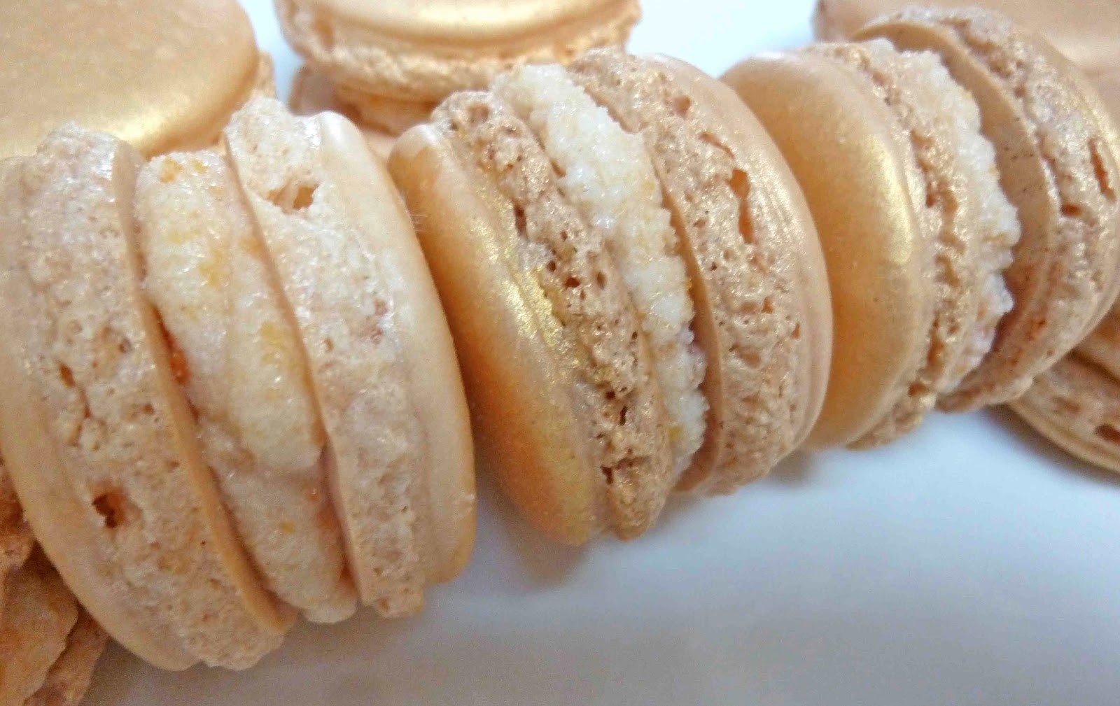 Golden Macarons with Persimmon Buttercream Filling – Diary of a Mad ...