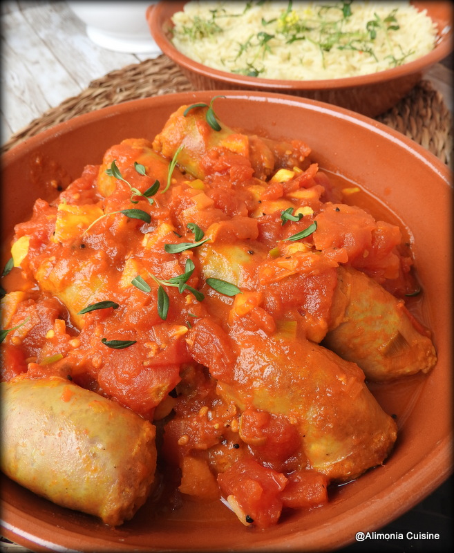 Rougail saucisses / Salchichas Rougail
