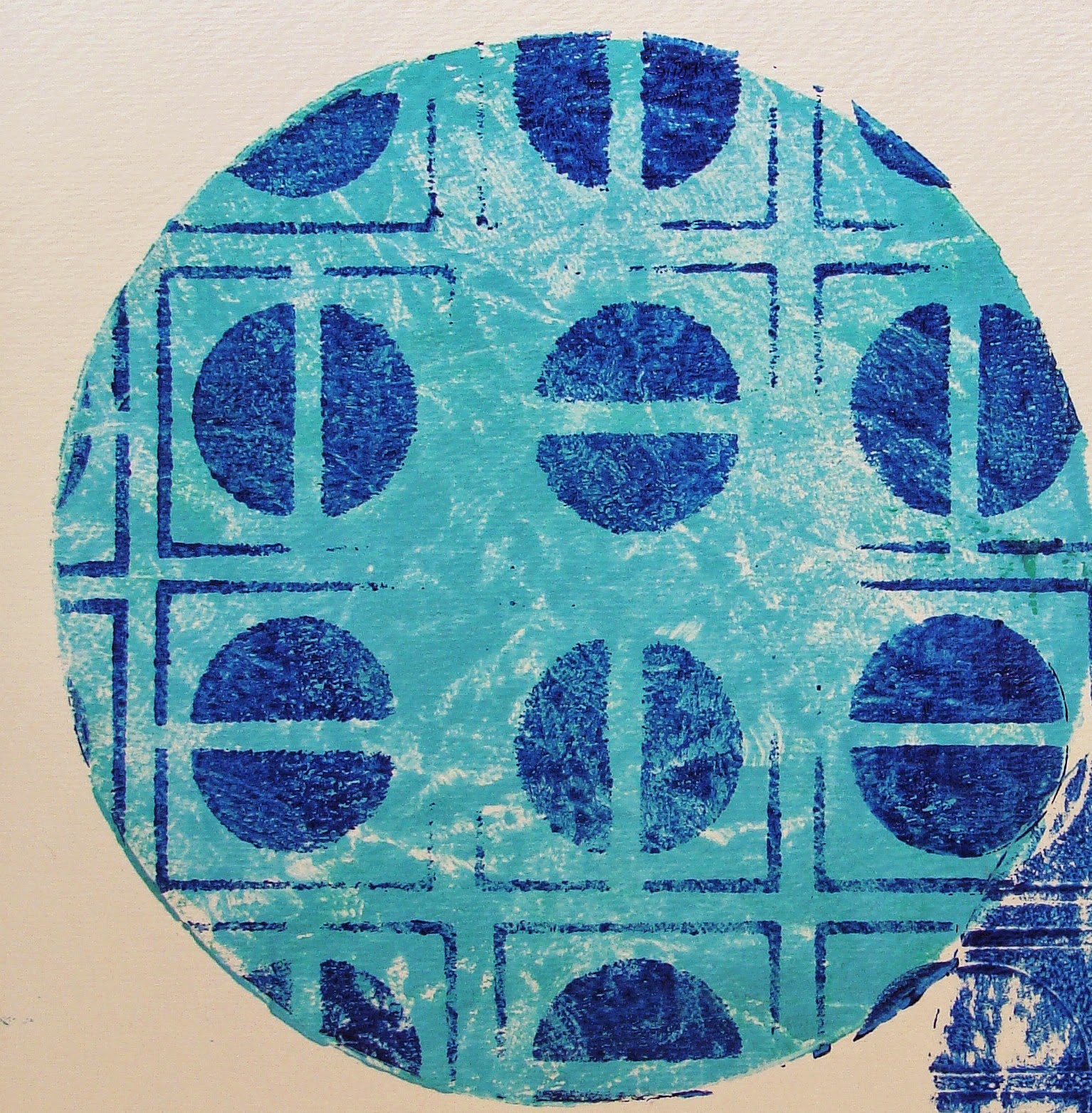 My Art Journal: Round Gelli Plate Tutorial Part 1