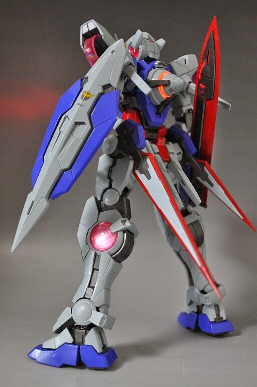 Custom Biuld: MG 1/100 Gundam Exia "Trans-Am Test Type" with LED