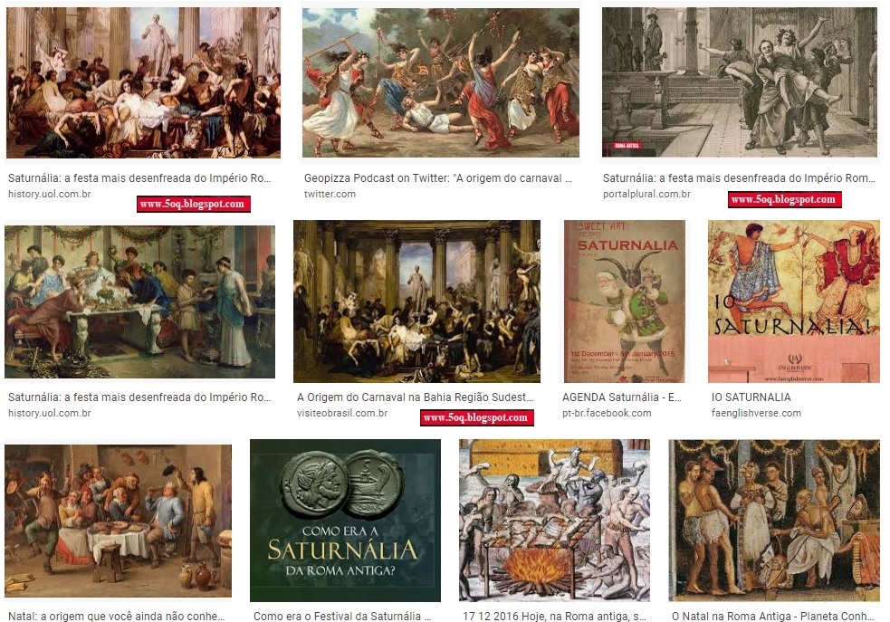 PUBLICADOS BRASIL: Saturnália - A festa mais desenfreada do Império Romano