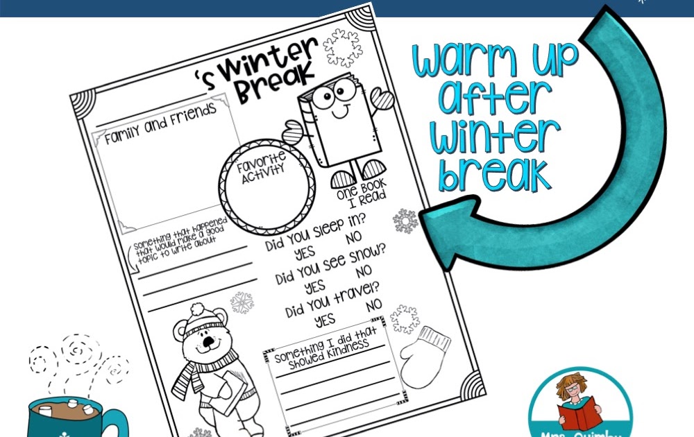 MrsQuimbyReads | Teaching Resources: Writing about Your Winter Break ...