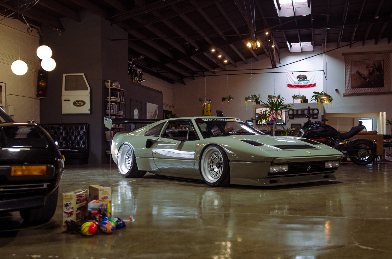 AsEyeSeeThings: Button Built Ferrari's at The Motoring Club