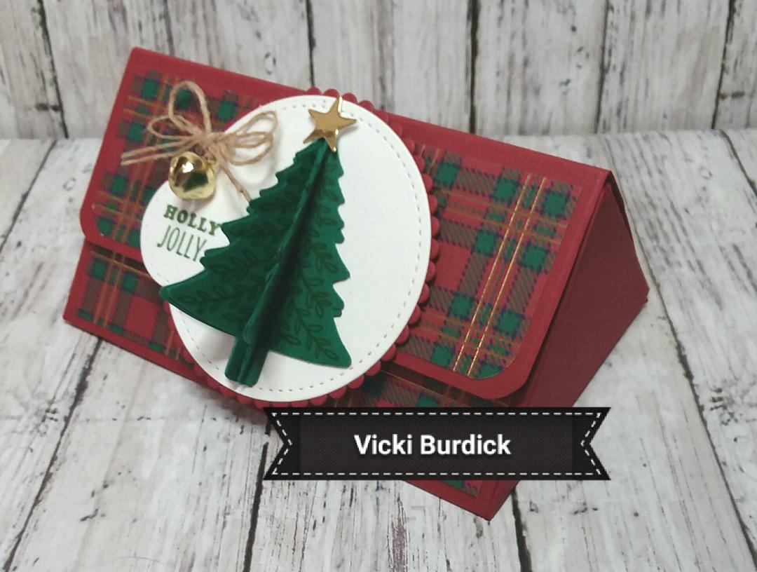 It's a Stamp Thing: Holly Jolly Triangle Box