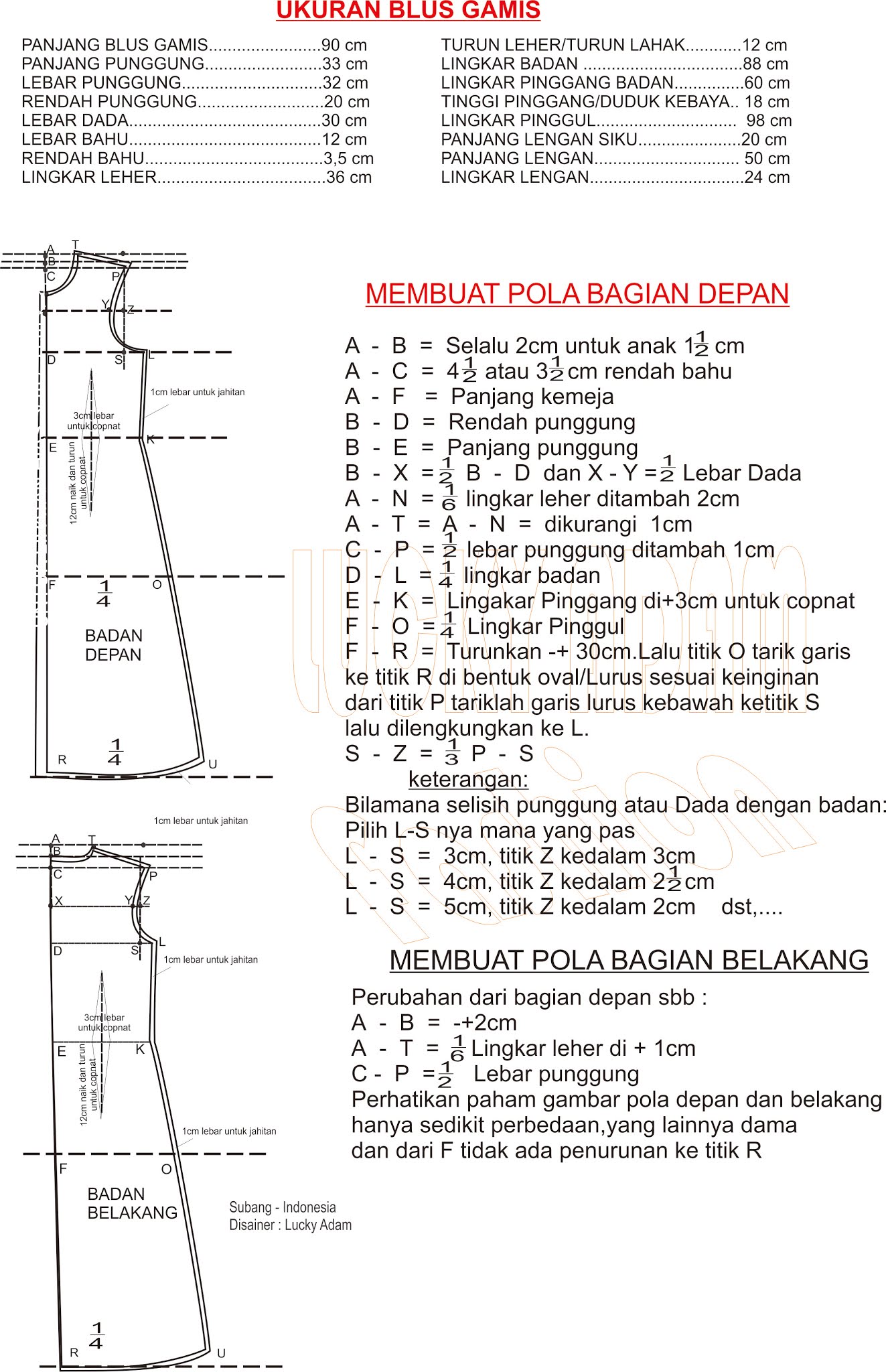 Kursus Menjahit Lucky Adam Fashion