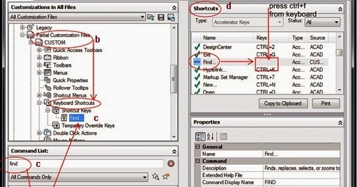 CAD Tip of the Day: How to Assign the Find Command to Ctrl+ F