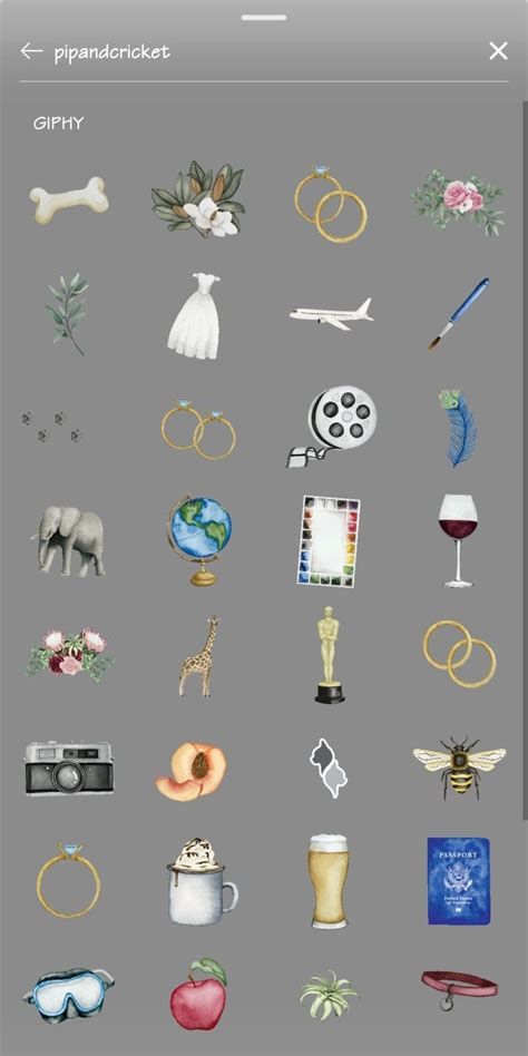 50 Instagram GIF Stickers Ideas (Keywords)