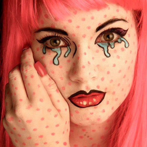 GRACE FACE: How to: Comic Book face paint/make up look