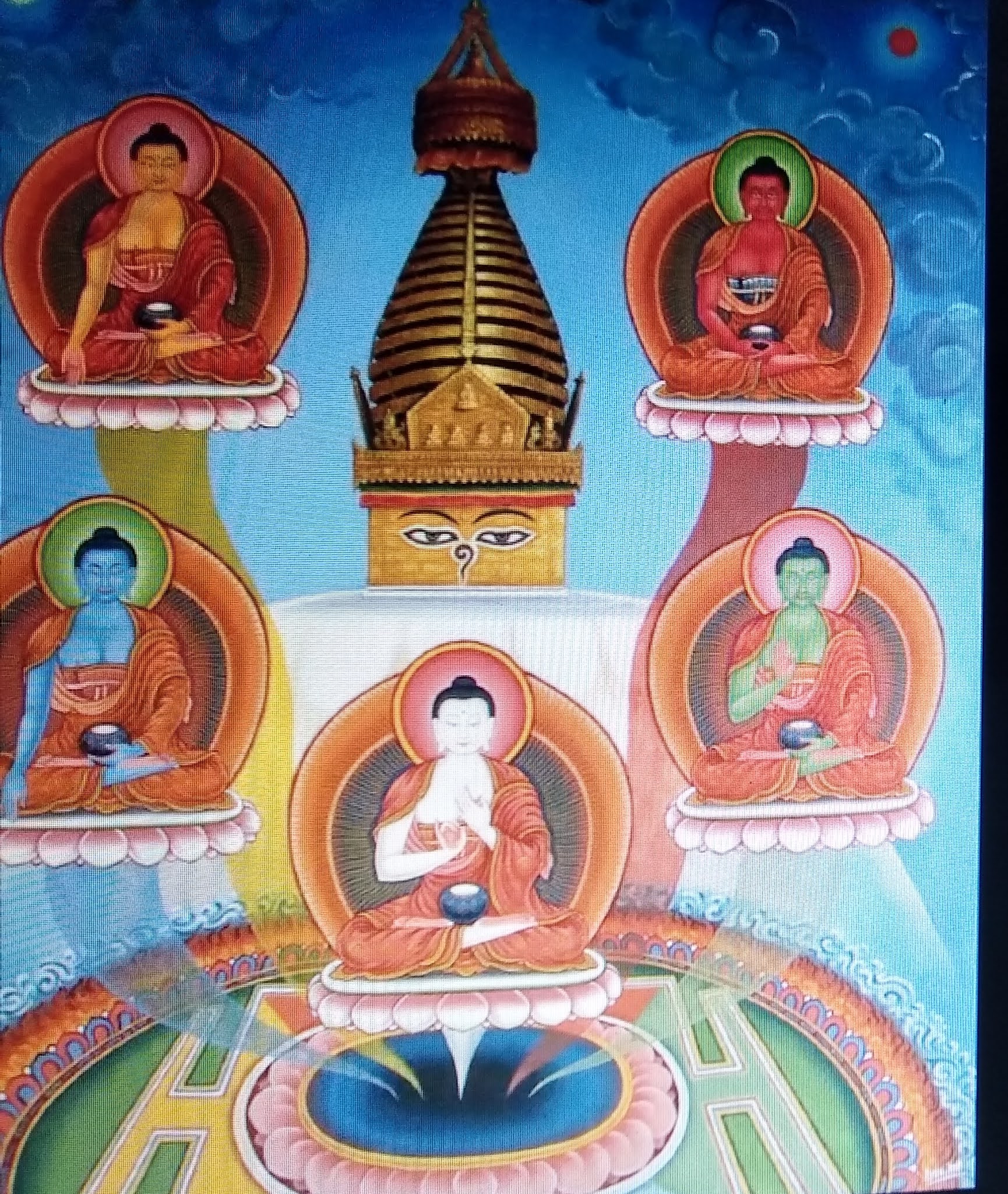 Nepal Oregon News : Pancha Buddhas are Five Transcendental Buddhas in ...