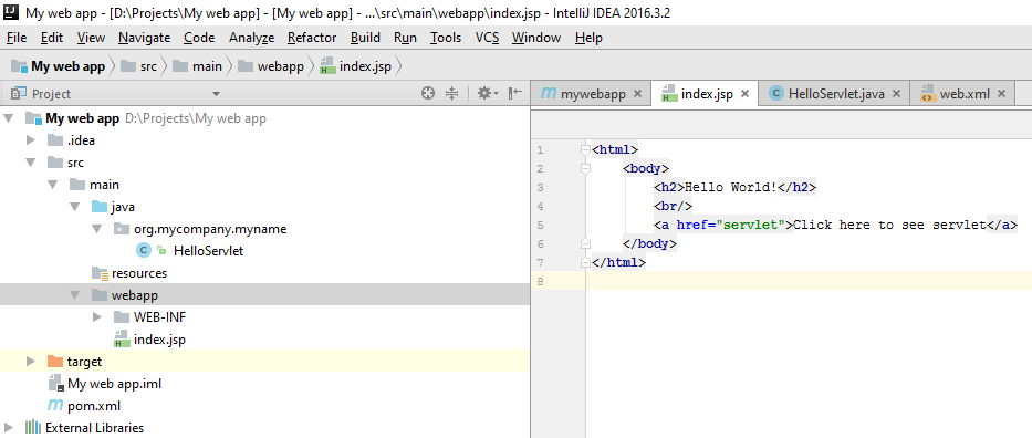 Tutorial: IntelliJ IDEA Community Edition with Tomcat deployment