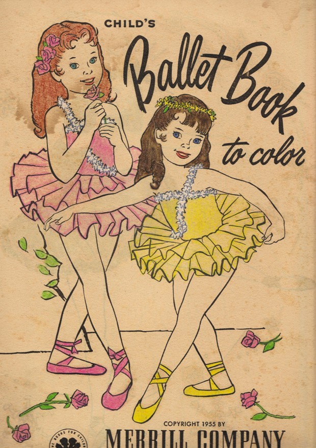 ☆Sharon's Sunlit Memories☆: Child's Ballet Book to Colour - Merrill (1955)