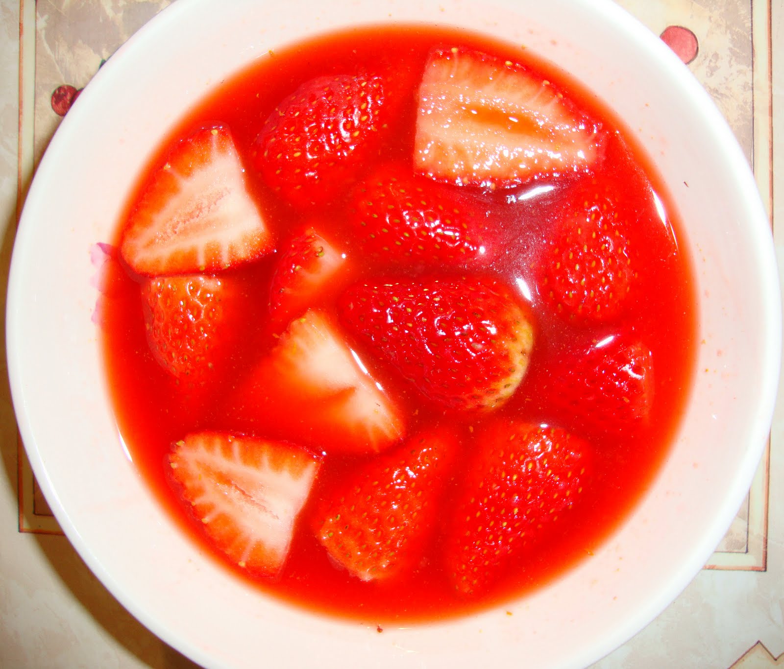 Utterly Delectable: Strawberries Poached in their own Juice (a Mother's ...