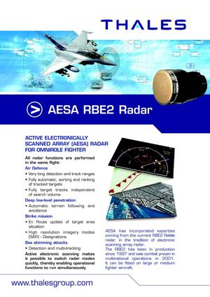 SI VIS PACEM, PARA BELLUM: L'RBE2 (Radar à Balayage Electronique 2), è ...