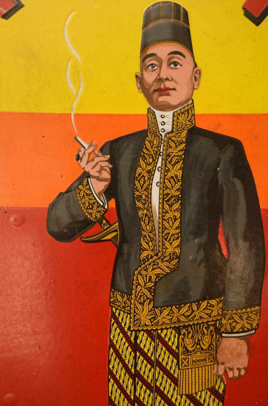 Old Vintage Museum: Iklan Enamel "Roko Prijaji Sigaret" Circa 1930