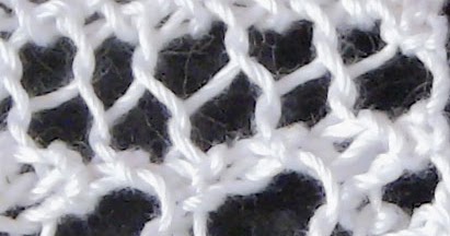 Open Twist Lace Edging | The Weekly Stitch