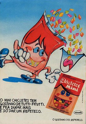 É da sua época?: [1980] Doce Mini Chicletes da Adams