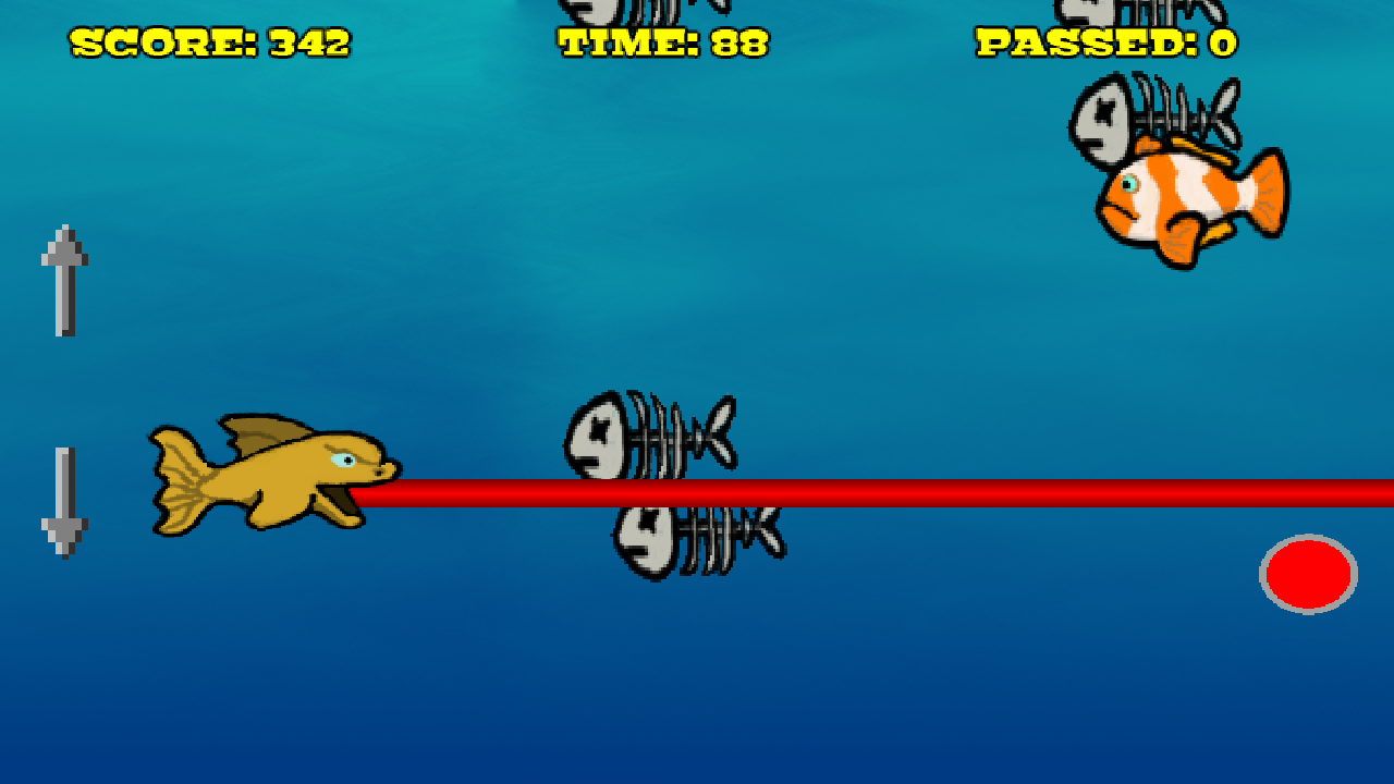 Pixelated Gravity: Lasers and Fish