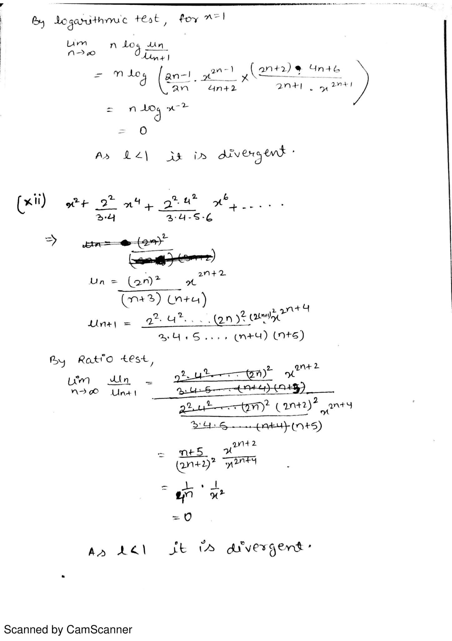 1st year math assignment problem solutions