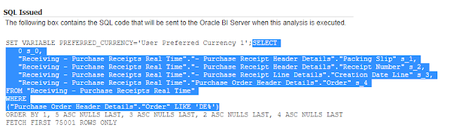 Create a complex multi-subject area analysis in Oracle Transactional ...
