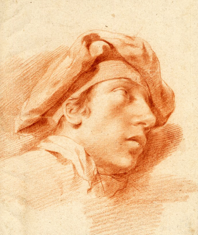 Deux portraits à la sanguine