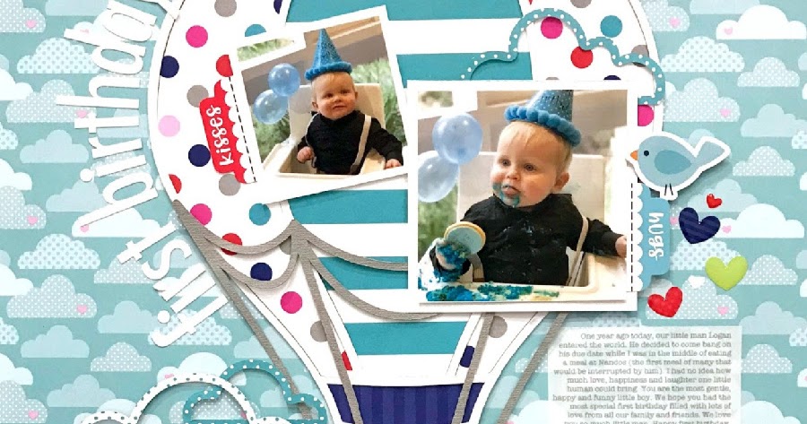 Doodlebug Design Inc Blog: FRENCH KISS - First Birthday Layout | with ...